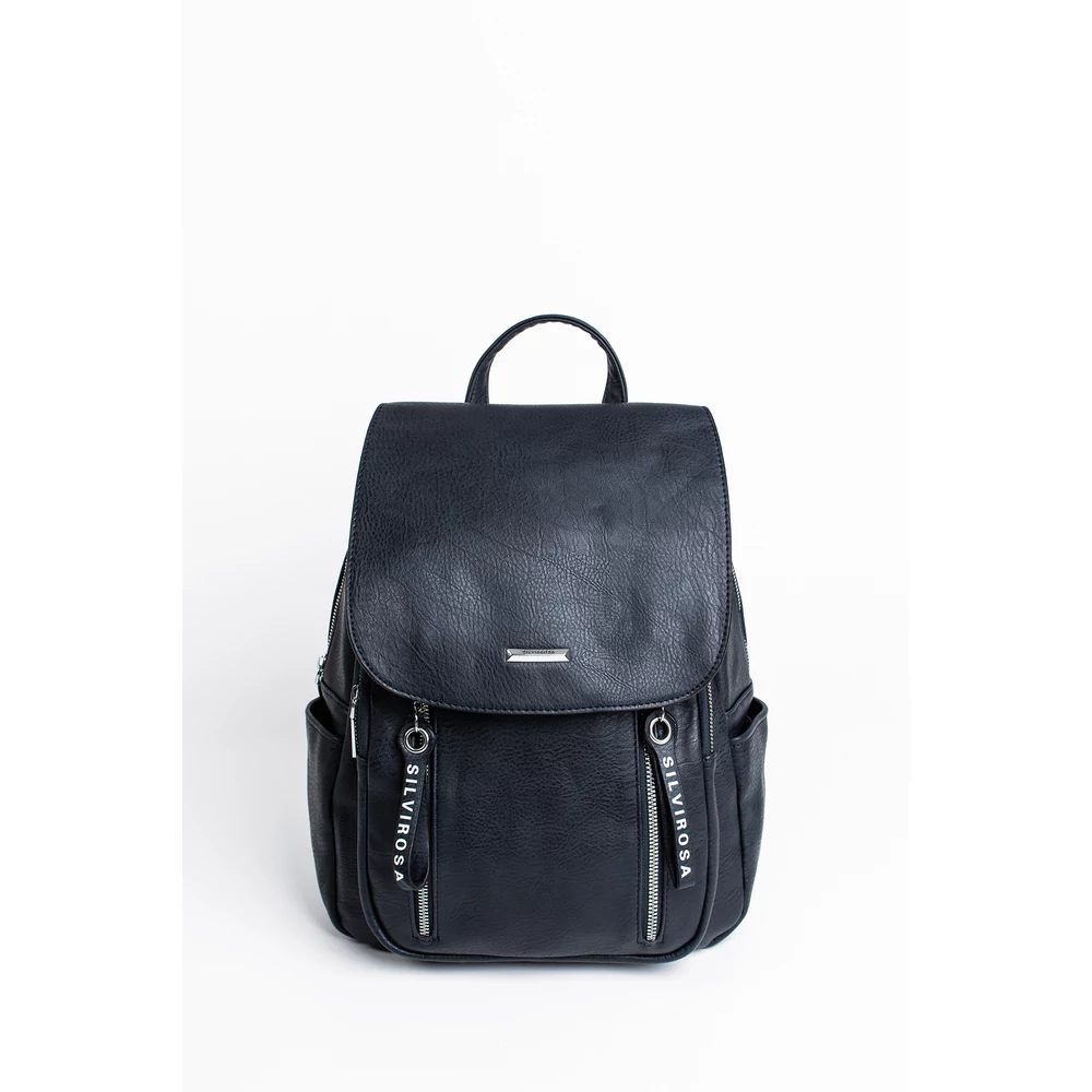 Silvia Rosa Sötétkék Rostbőr Hátitáska - Női Hátizsákok - Táska ...