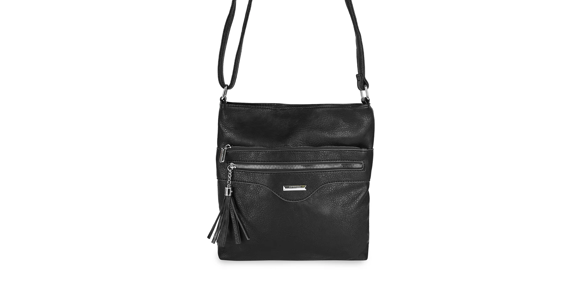 Silvia Rosa Fekete Rostbőr Női Oldaltáska - Oldaltáskák - Táska ...