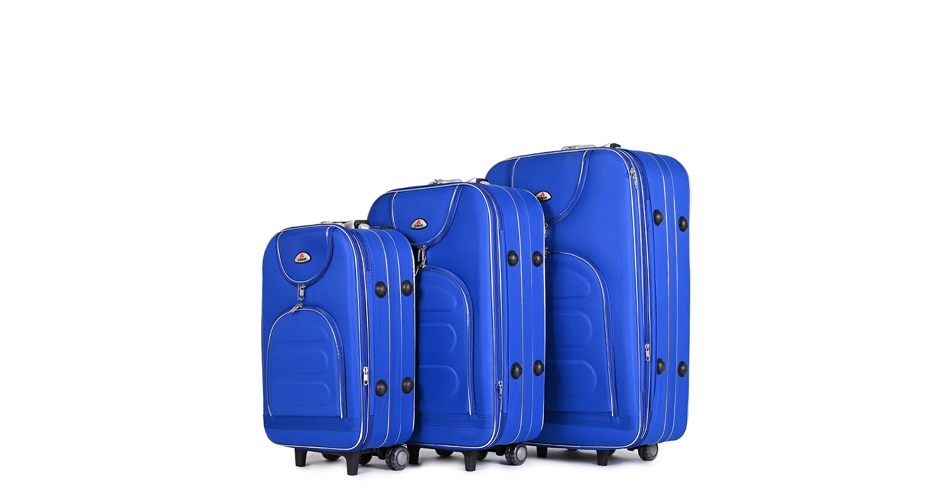 Ormi Kék Puha Falú Bőrönd Szett - Bőrönd Szettek - Táska webáruház ...