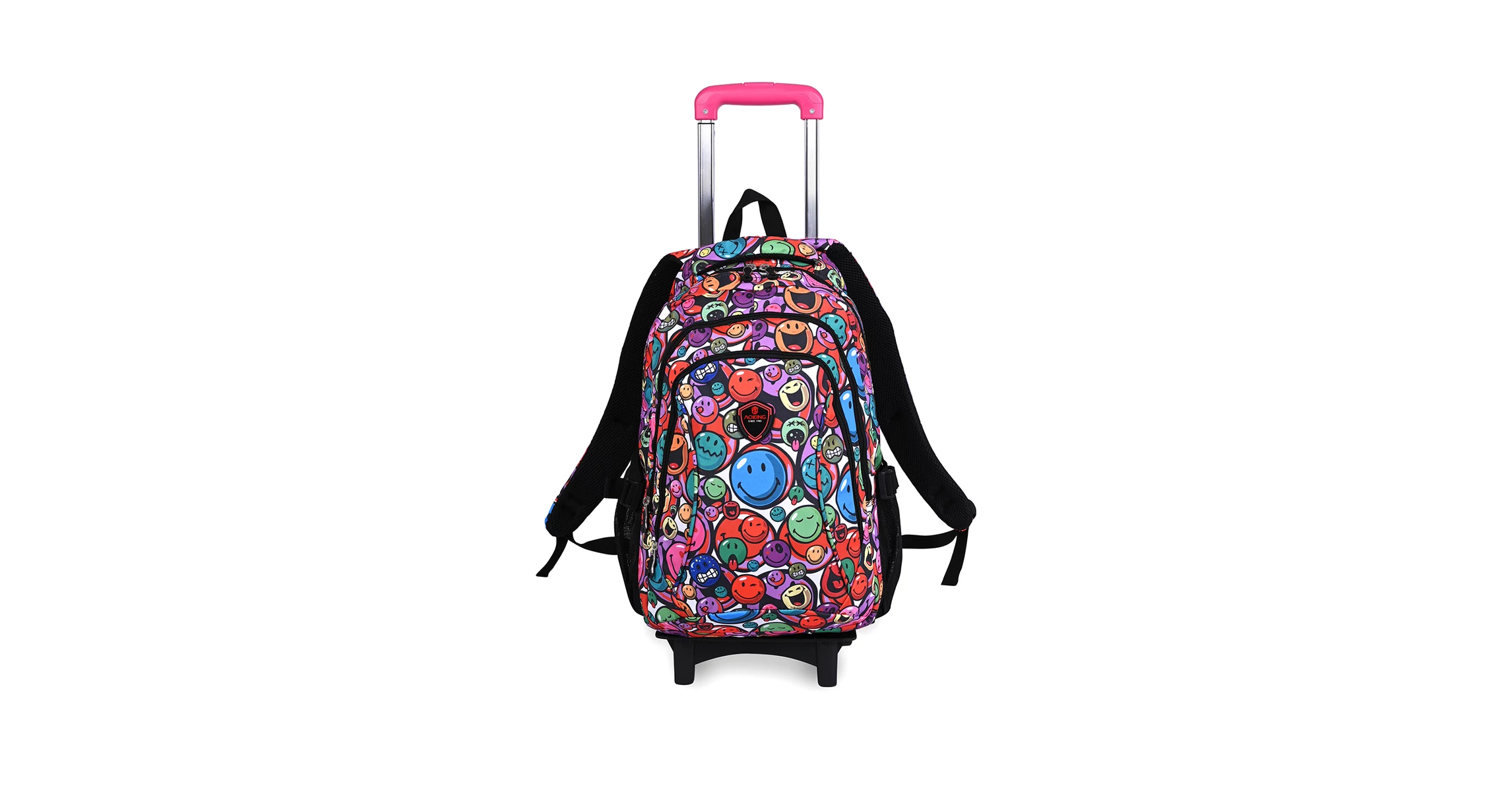 Aoking Smiley Gurulós Hátizsák - Általános Iskolásoknak - Táska ...