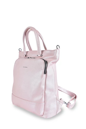 Silvia Rosa Csillogós Rózsaszín Hátizsák És Kézitáska - Kézitáskák ...